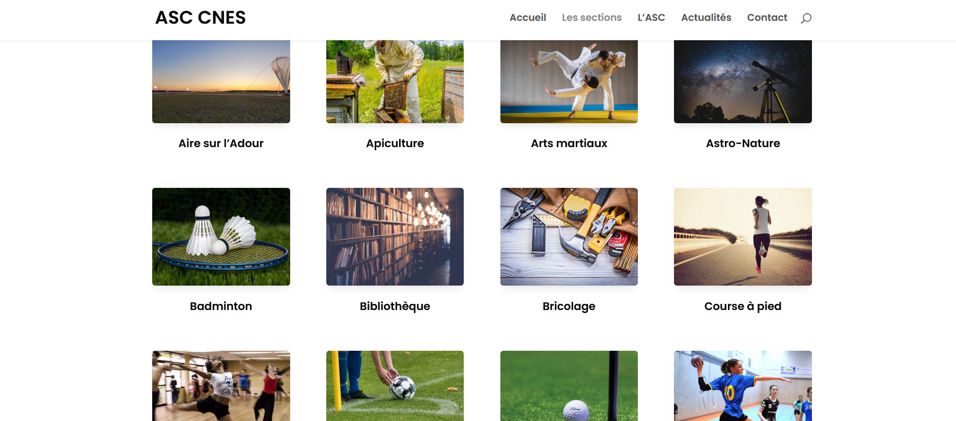 Les sections - ASC CNES